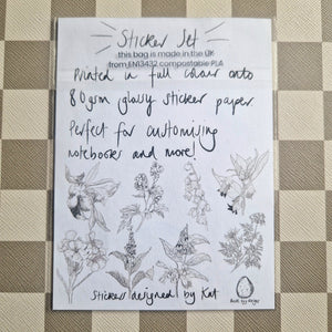 Poison Plants Sticker Set – Duck Egg Designs